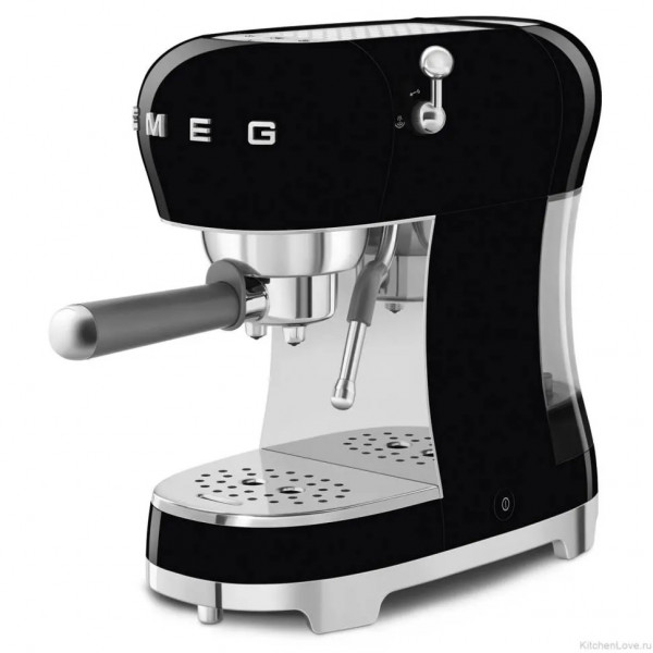 Кофемашина-эспрессо Smeg ECF02BLEU, черная - Кофемашины в ...